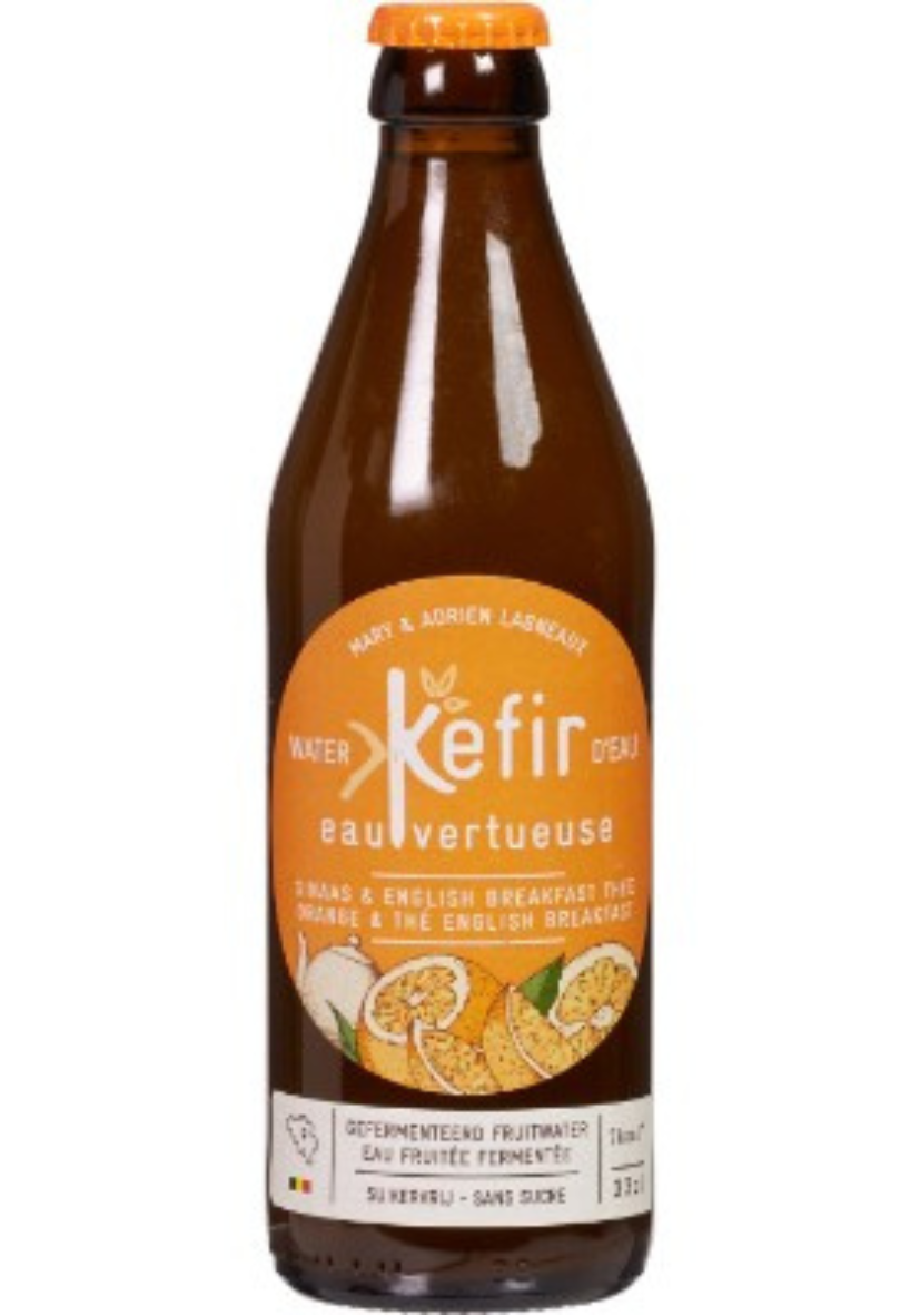 Water Kefir Orange & English Breakfast – Organic Matters